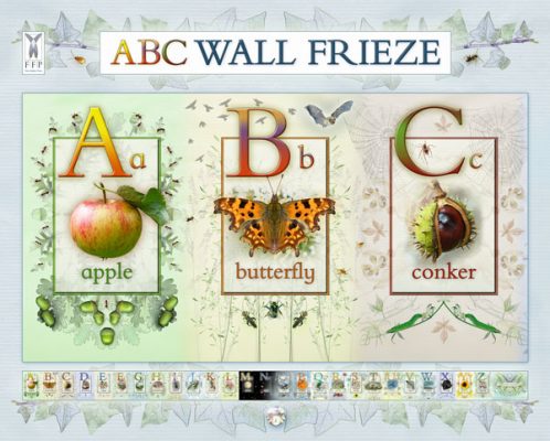 ABC Wall Frieze - Fine Feather Press